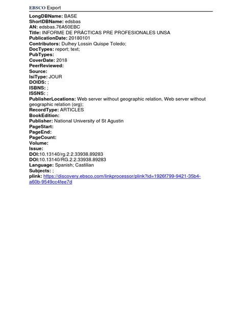 EBSCO Metadata 2023 05 17 | PDF