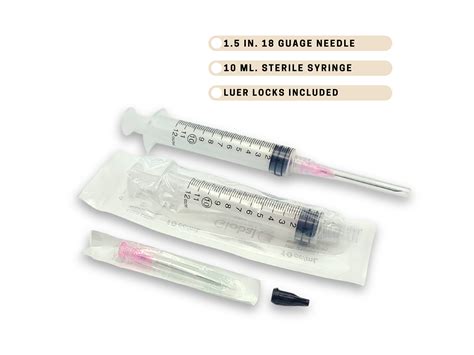 10 Ml Sterile Syringe Set 10 Pack Seismic Spore