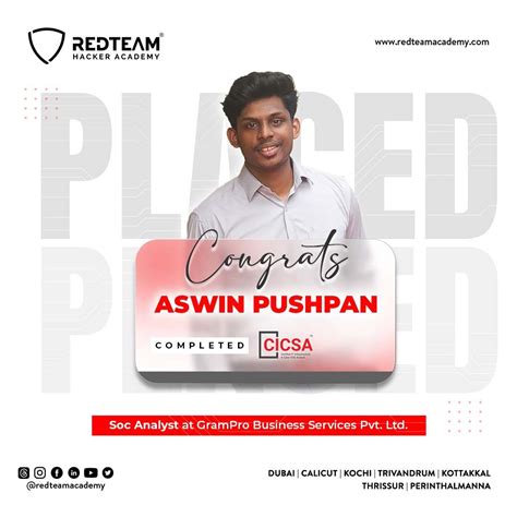 Redteam Hacker Academy On Linkedin Redteamhackeracademy Cicsa Calicut Informationsecurity