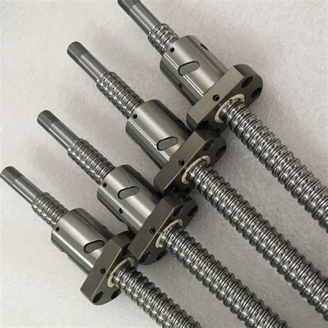 Precision C7 Linear Motion Flange Ball Screw Shaft For Machine Tool