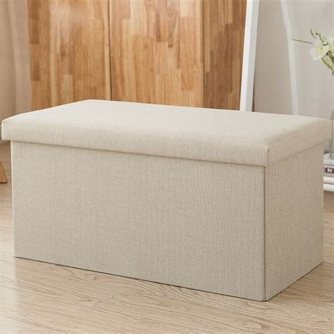 Rectangular Storage Stool Can Sit Adult Sofa Stool Vicedeal