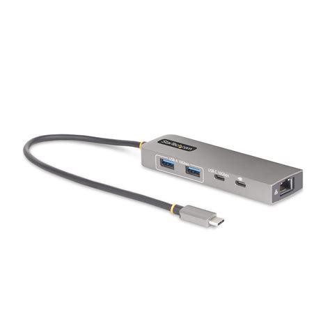 3 Port Usb C Hub With 25 Gbps Ethernet And 100w Power