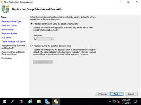 Windows Server 2019 File Server Configure Dfs Replication Server