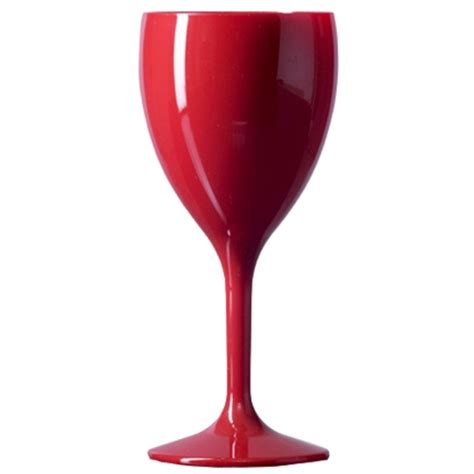 Red Plastic Glassware Durable And Stylish Polycarbonate Glasses
