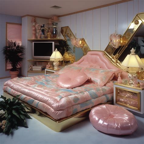Retro Bedroom Decor 80 Interior Design 80s Style Home 1980 Bedroom