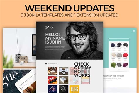 Weekend Updates 3 Joomla Templates And 1 Extension Updated For Joomla 3 8