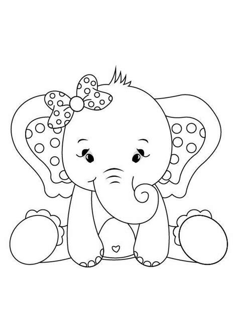 Слоненок Разукрашки 70 фото