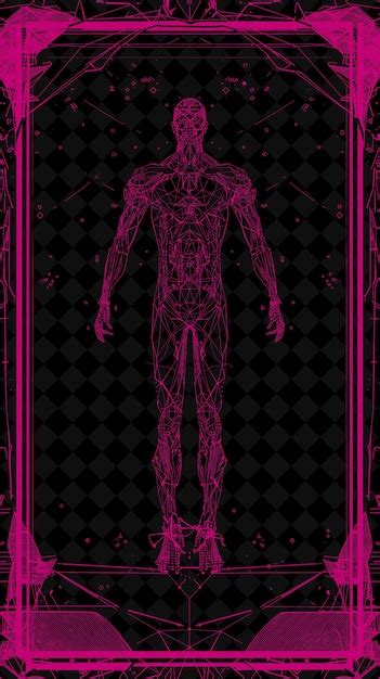 Bionic Contour Frame Surrounded With Electro Luminescent Str Png Creative Background Design Bionic Contour Frame Surrounded With Electro Luminescent Str Png Creative Background Design