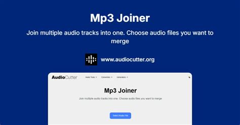 Free Online MP3 Joiner Merge Audio Files Easily