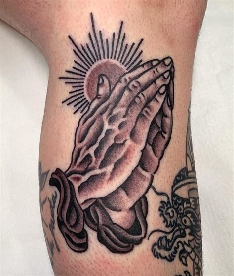 60 Praying Hands Tattoo Designs For Faith And Strength