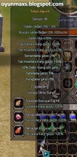 Oyunmaxs 9 Triton Kılıcı Resimi 5 Güzel Efsunlu Triton