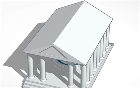 3d Design Greek Temple Improved Tinkercad