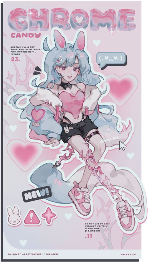 [closed Auction] Chrome Candy By Daikoart On Deviantart