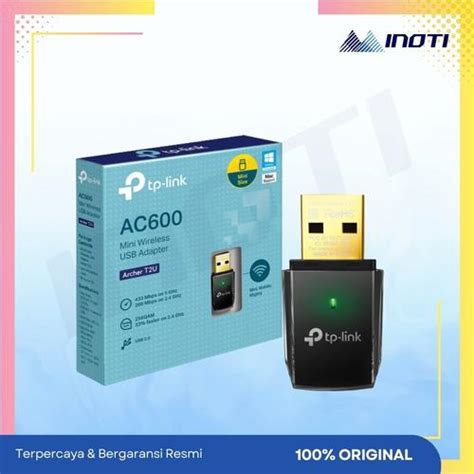 Jual TP Link Archer T2U Plus AC600 High Gain Wireless Dual Band USB Adapter Jakarta Barat