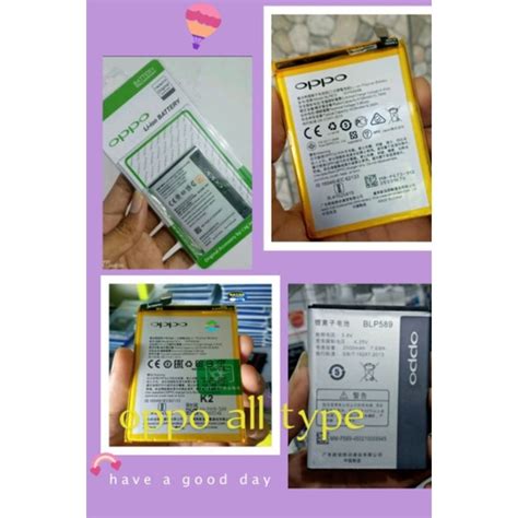 Jual Baterai Batre Battery Oppo All Tipe Shopee Indonesia