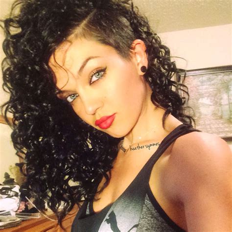 Simple Curly Hairstyles With Shaved Sides Different Drawings 2019 Older
