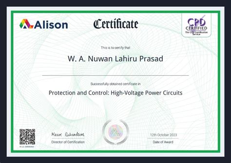Nuwan Lahiru Prasad On Linkedin I Just Completed Protection And Control High Voltage Power