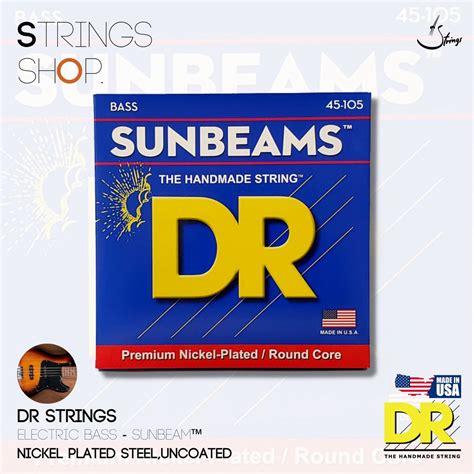 สายเบส Dr Strings Sunbeam™ Nickel Plated Bass Strings Nmlr 45nmr 45