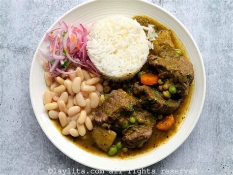 Peruvian Beef Stew Seco De Carne Laylitas Recipes