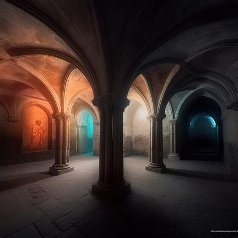 Premium Photo An Old Mysterious Crypt