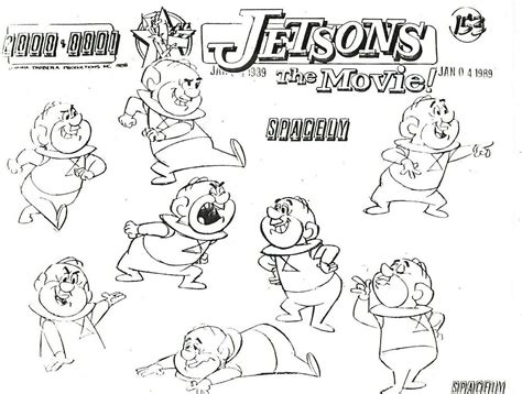 The Jetsons 1989 Movie Part 1 Model Sheets Turnarounds Character References R