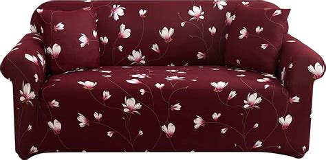 Hoobuy Printed Sofa Cover Stretch Couch Covers Patterned Loveseat
