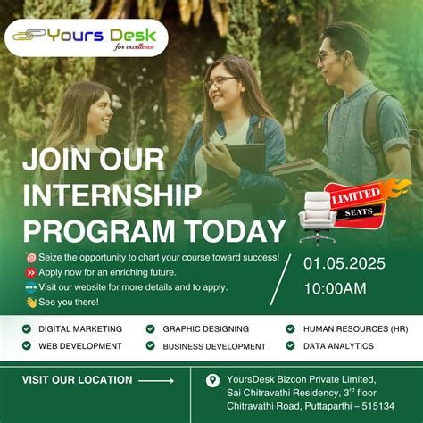 Yoursdesk 🌟 Internship Opportunity 🌟 Join The Internship Program At