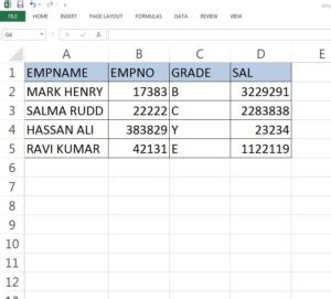 Load Data From Excel Sheet To Oracle Table DBACLASS