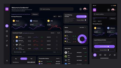 Crypto Wallet Web Dashboard Ui Design Behance