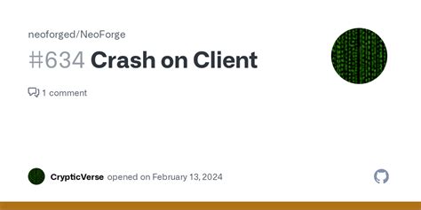 Crash On Client Issue Neoforged Neoforge Github