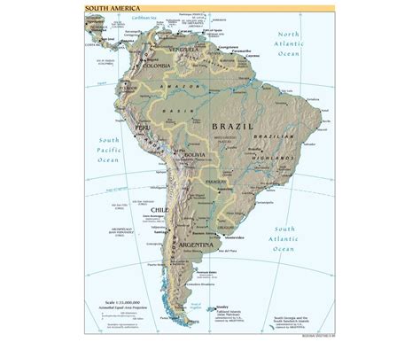 Mapas De América Del Sur Y Países De América Del Sur Colección De
