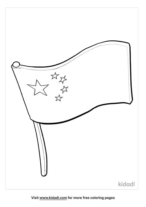 China Flag To Color At Ryan Bruce Blog