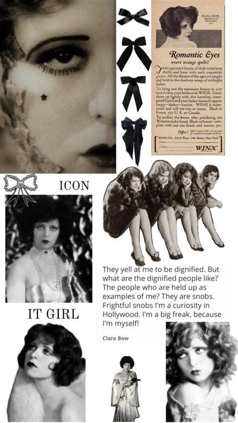 Clara Bow ~ It Girl In 2024 Clara Bow Bows Aesthetic Pictures