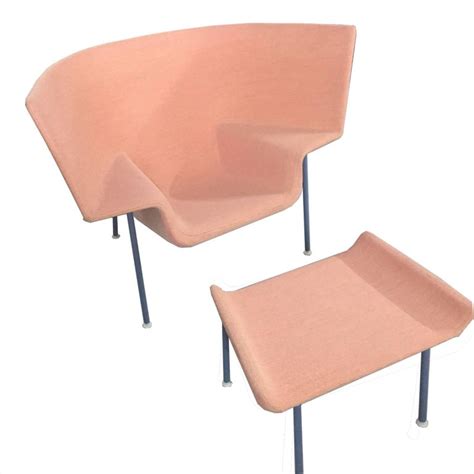 Capo Armchair And Footrest Designed By Doshi Levien For Cappellini At