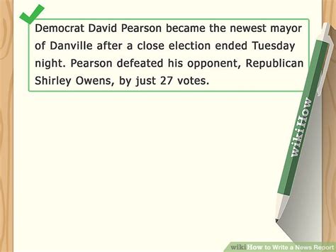 3 Clear And Easy Ways To Write A News Report WikiHow