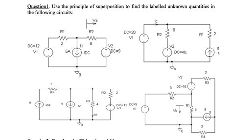 Solved Questionl Use The Principle Of Superposition To Find Chegg