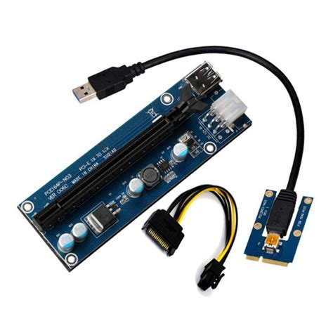 Mini PCIE To PCIE X Graphics Card Expansion Card Riser Card PCI Express Extension Card Adapter