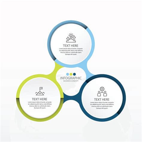 Basic Circle Infographic Template With 3 Steps Process Or Options 15094494 Vector Art At Vecteezy