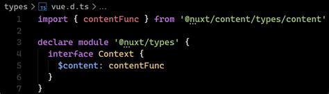 Property Content Does Not Exist On Type Context · Issue 830
