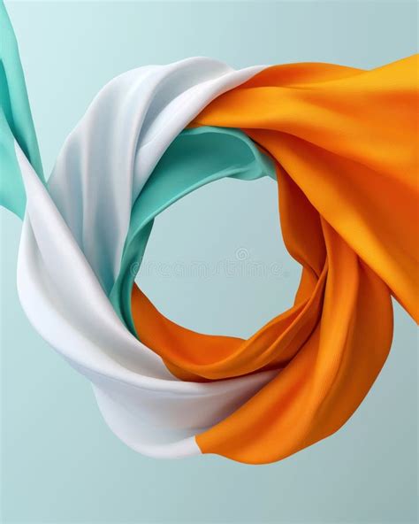 Flowing Fabric In Pastel Tones Creates Serene Motion Blending Colors