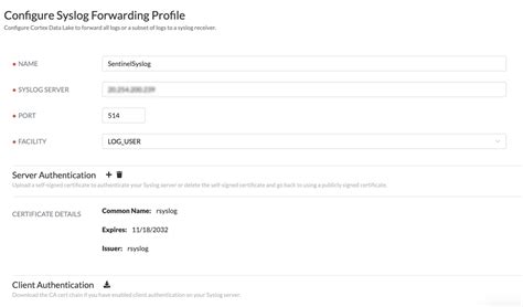 Set Up Syslog Forwarding To Microsoft Sentinel