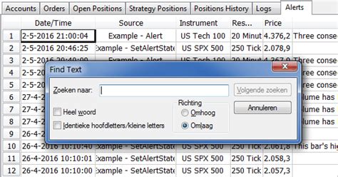 Using The Multicharts Alerts Log • Tradingcode