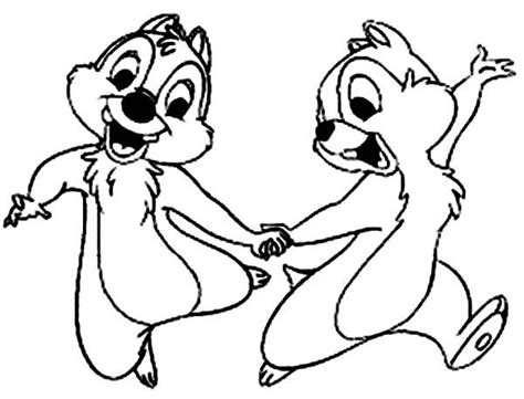 Free Printable Chip And Dale Coloring Pages