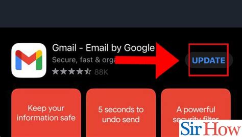How To Update Gmail App In IPhone 4 Steps With Pictures