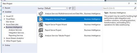 Visual Studio 2017 Integration Services Bdolpor