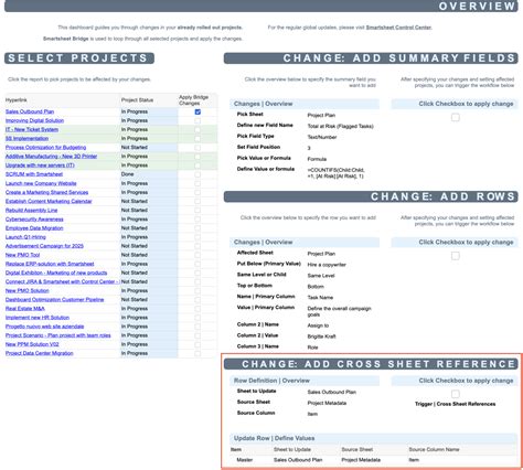 Enhanced Global Updates Add New Rows Summary Fields And Cross Sheet