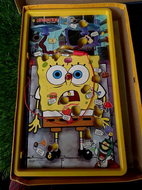 Vintage Nickelodeon Spongebob Squarepants Operation Game Hobbies