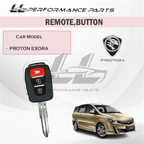 Original Proton Exora Key Remote Casing With Button Car Alarm Remote Control Lazada