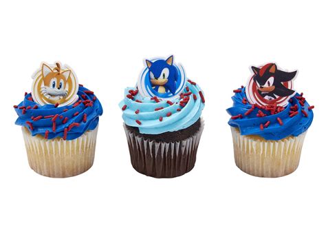 Sonic Birthday Cupcakes