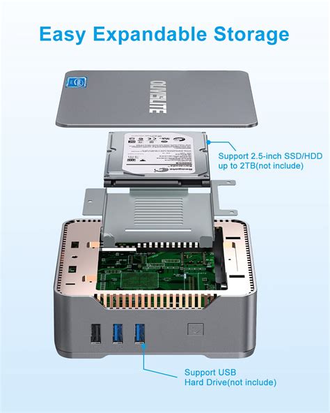 Buy Mini Pc Ntel Celeron N Processor Up To Ghz Gb Ddr Gb Emmc Mini Computer